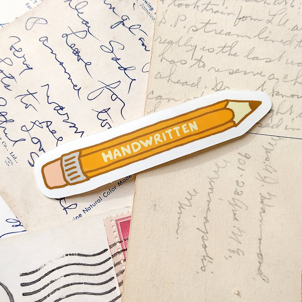 Handwritten Pencil Vinyl Sticker – MEMO EVANSVILLE